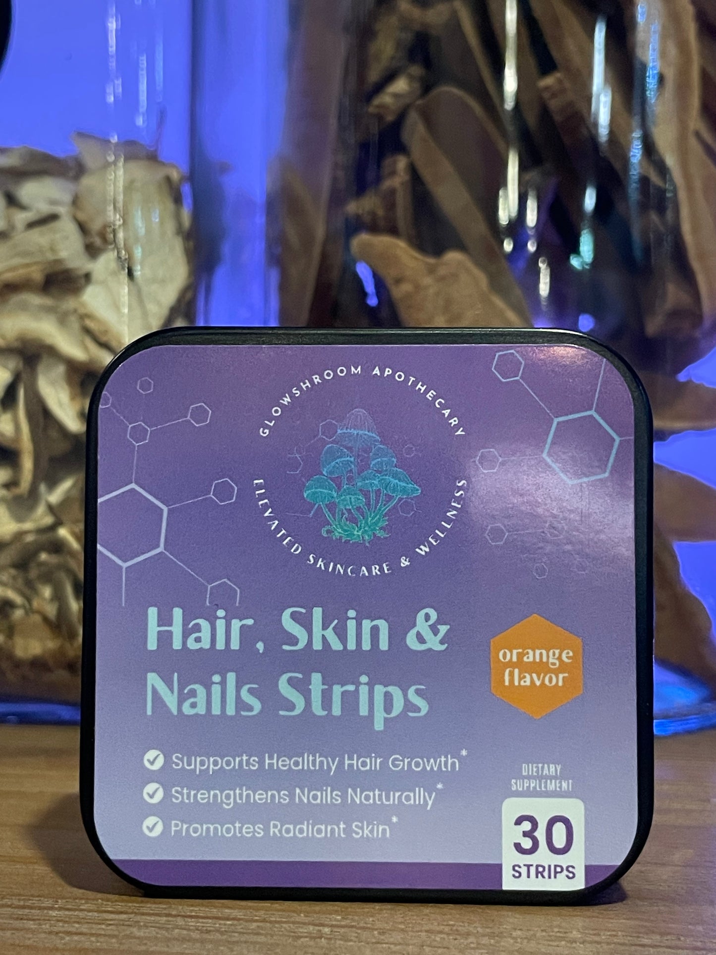 Hair, Skin, & Nail Strips – Glowshroom Apothecary